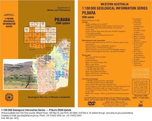Pilbara, 2008 update, CODE 9781741682038 - Department of Mines, Petroleum and Exploration Bookshop