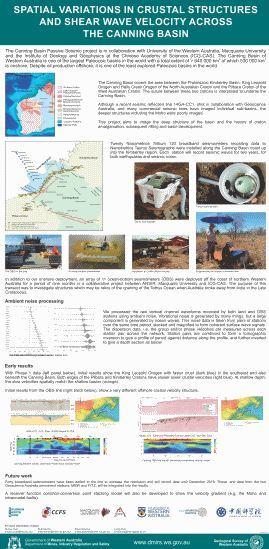 Spatial Variations In Crustal Structures And Shear Wave Velocity Across The Canning Basin