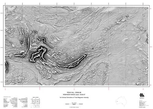 PEAK HILL -- ROBINSON RANGE (east), WA sheet SG 50-8 and part sheet SG ...
