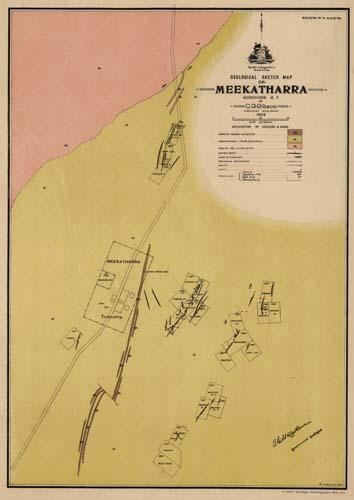 Geological sketch map of Meekatharra, Murchison G. F.