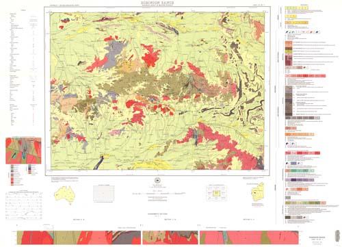 ROBINSON RANGE, WA Sheet SG 50-7