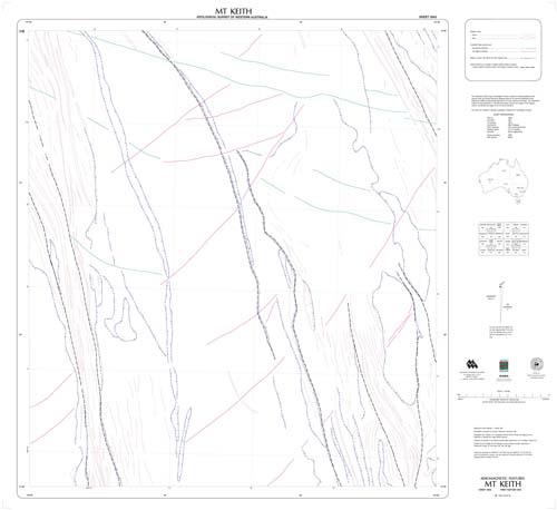 MOUNT KEITH, WA sheet 3043, aeromagnetic features